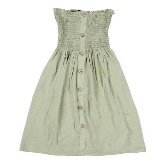 Ambiance | Dresses | Ambiance Smocked Sleeveless Tube Top Mini Dress ...